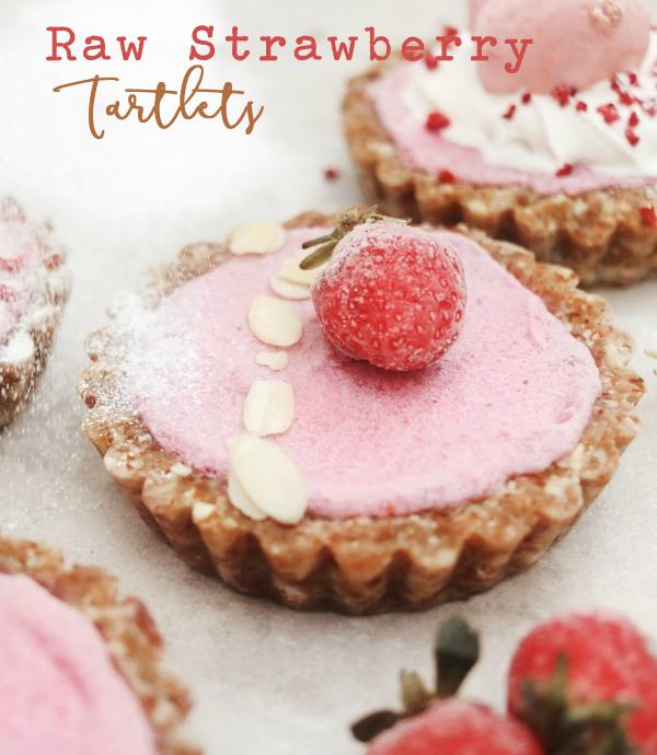 Raw Strawberry Tartlets