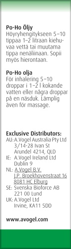 Po-Ho | Essential oils for inhalation