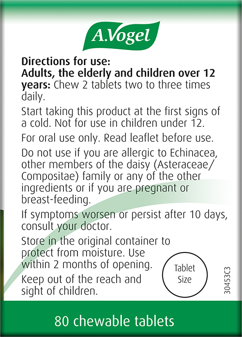 Echinaforce Chewable - tasty Echinacea tablet for Colds & Flu