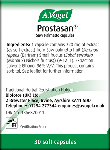 Prostasan® Saw Palmetto – for men with an enlarged prostate